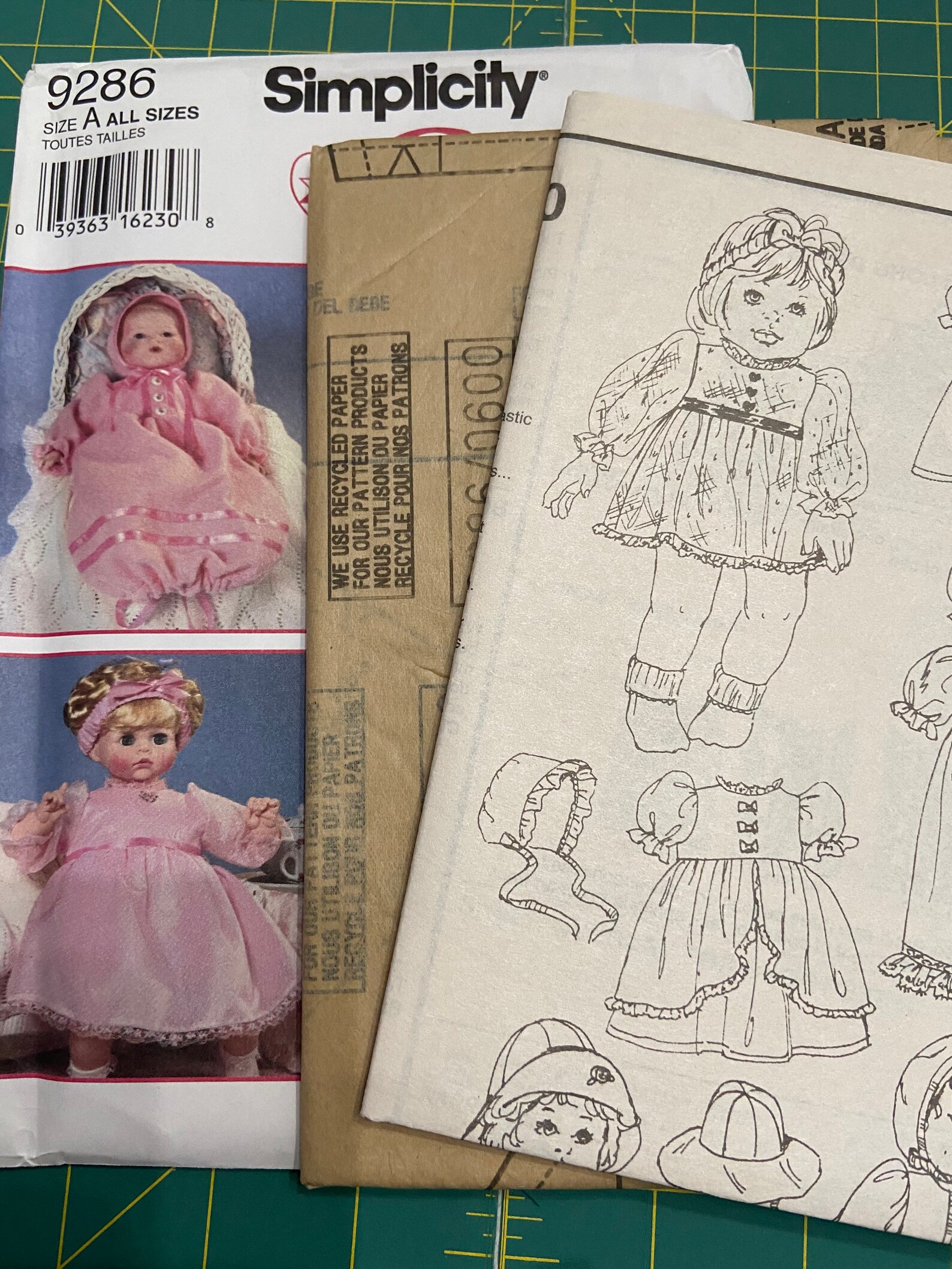 Simplicity Craft Design Your Own Doll Cloths Sewing Pattern - Etsy