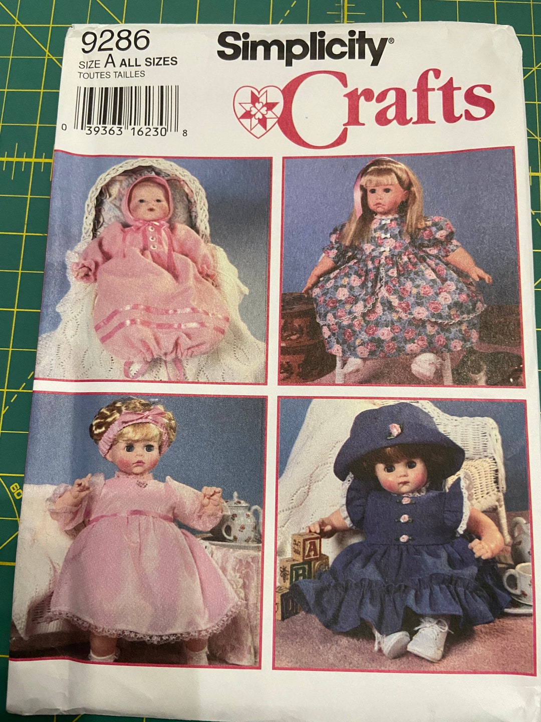 Simplicity Craft Design Your Own Doll Cloths Sewing Pattern - Etsy