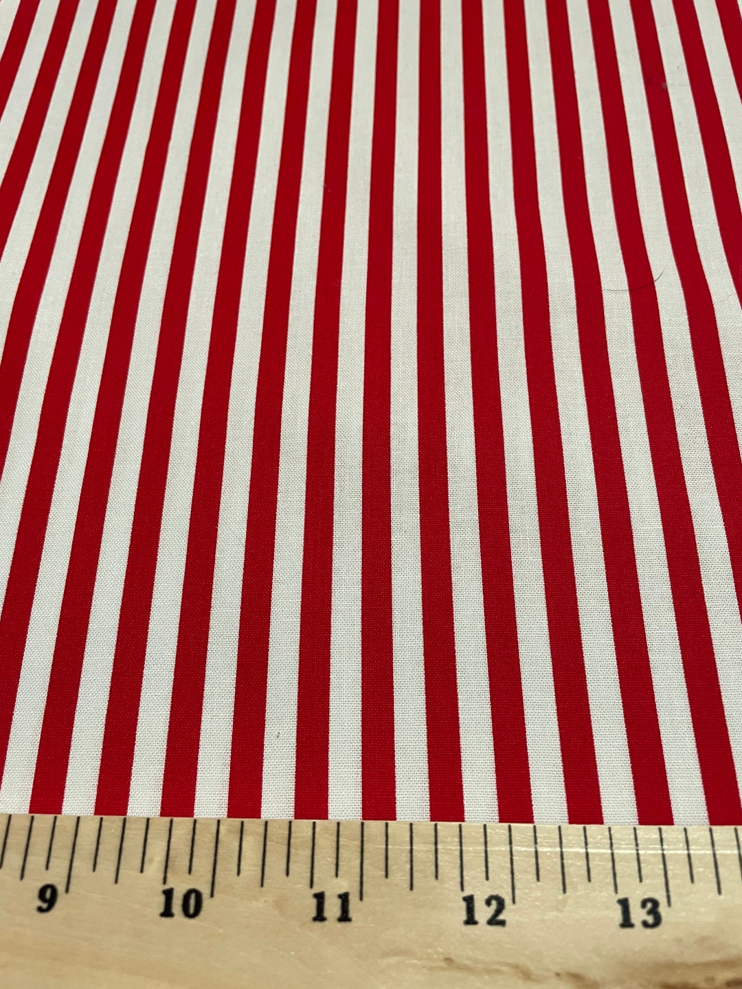 Red and White Clown Stripe Print by Michael Miller/ Cotton/ Sold by the ...