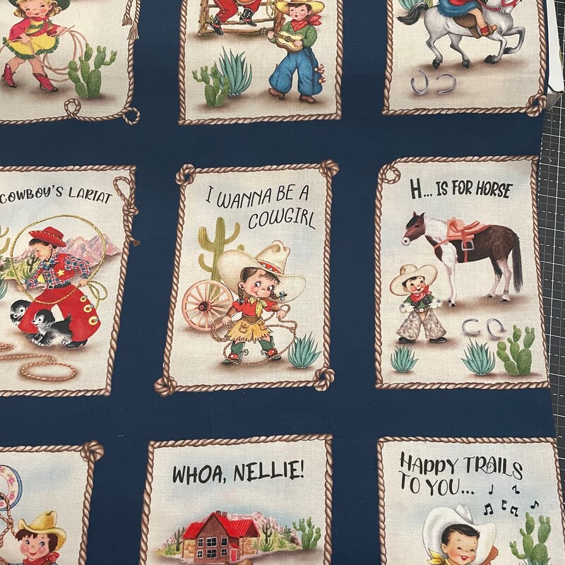 Western Fabric Panels - Etsy