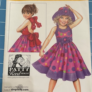 Simplicity Patty Reed Design Girls Sun Dress #2912 Sewing Pattern for ...