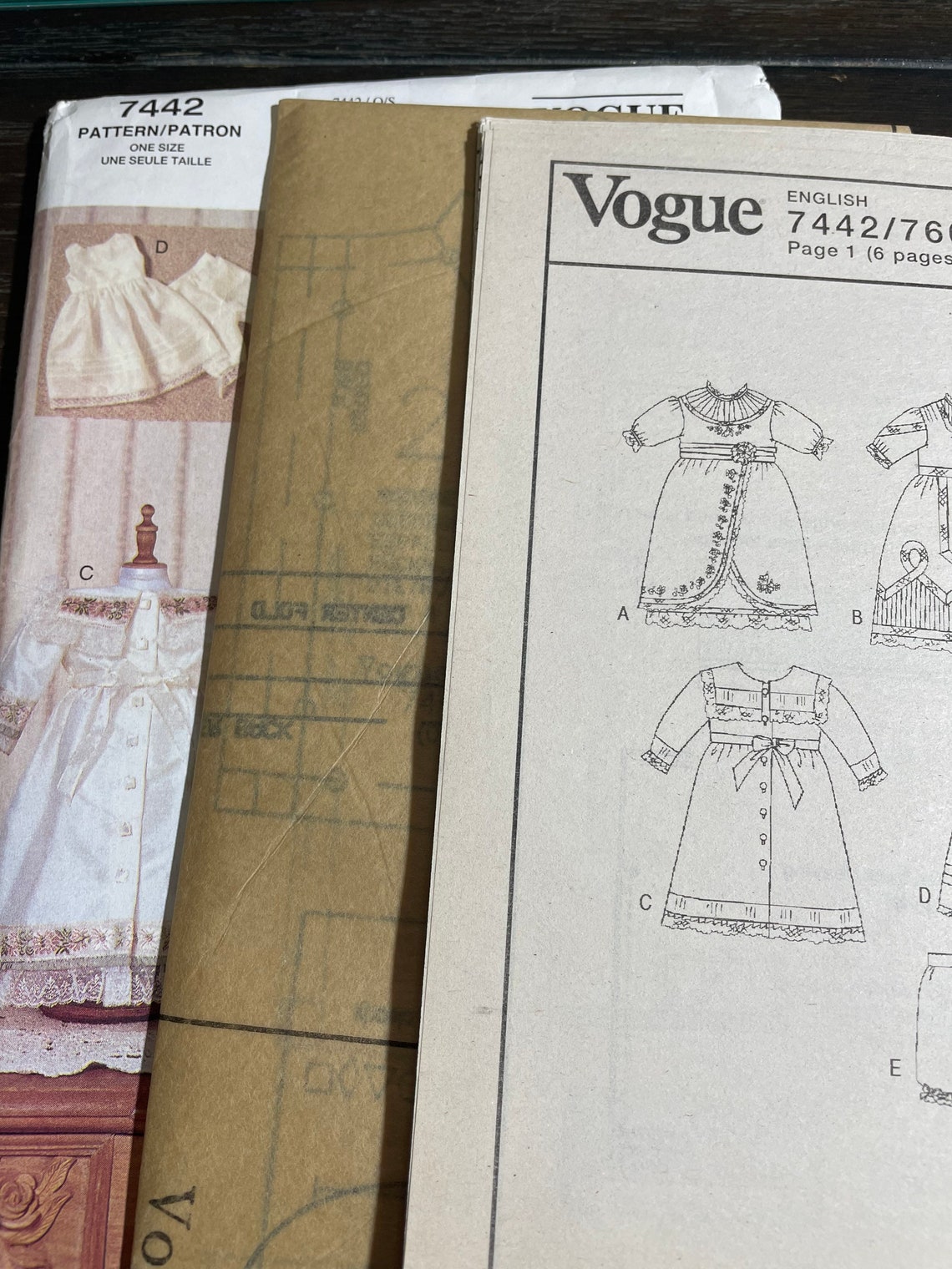 Vogue Doll Collection Sewing Pattern by Teresa Laymen Design #7442/doll ...