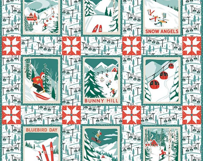 Ski Trip Quilt Pattern by Frannie B Quilting / Panel Quilt - Etsy