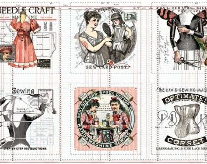 Sew Journal Needle Book Patch Panel by J Wecker Frisch for Riley Blake ...