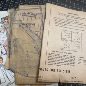 Vintage 1950’s Mccall’s Baby Doll Sewing Pattern #2183/ Cut & Complete ...