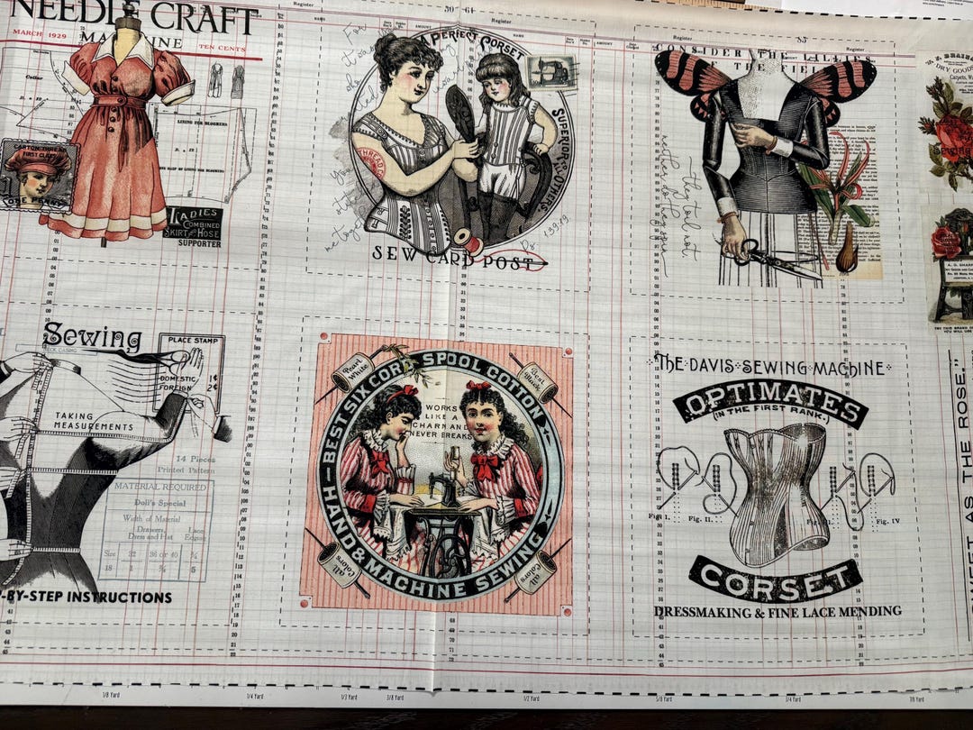 Sew Journal- Pages Patch Panel by J Wecker Frisch for Riley Blake Designs/ Cotton/ Sold by the ...