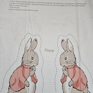 The Tale of Peter Rabbit - Peter Rabbit and Friends Softie Panel by ...