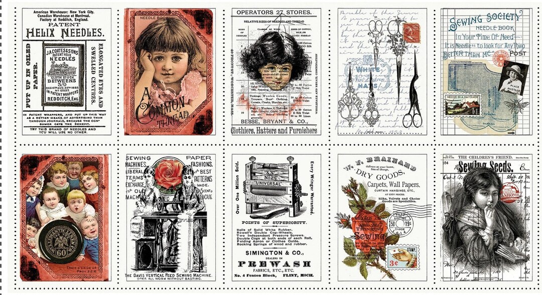 Sew Journal- Needle Book Patch Panel by J Wecker Frisch for Riley Blake ...