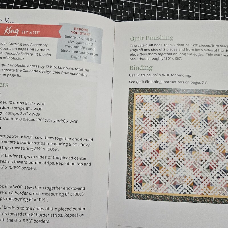 Cascade Quilt Pattern - Etsy