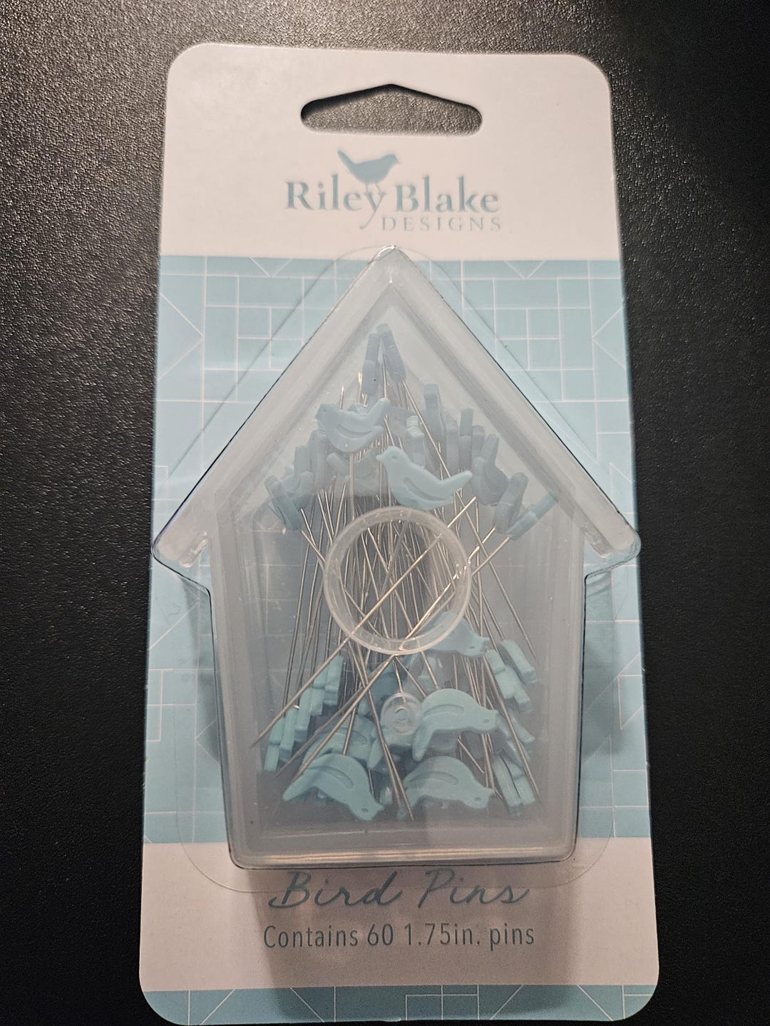 Blue Bird Pins by Riley Blake Designs/ 60 Blue Bird Pins for Sewing - Etsy