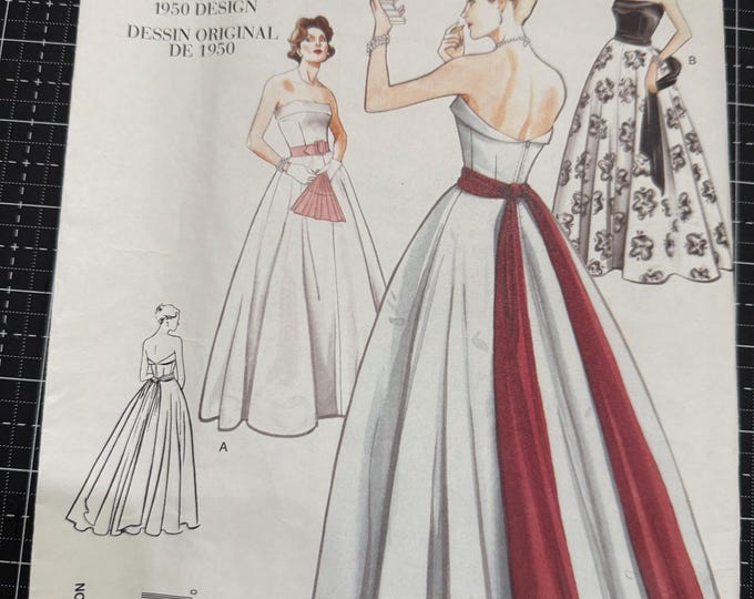 Vogue Vintage Model Misses Formal Dress Sewing Pattern # 2239/size 10 ...