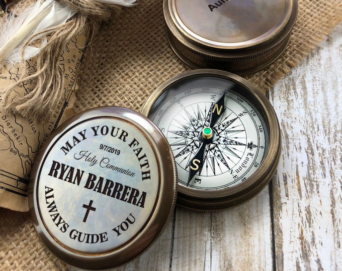 Vintage 1960's Bauer U.S. Navy card Style Pocket Marine Compass No. NC ...