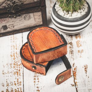 Leather Case for Compass, Custom Leather Case for Engraved Personalized ...