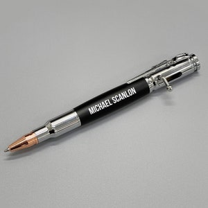 Engraved Rifle Pen, Custom Pen, Customizable Bolt Action Pen ...