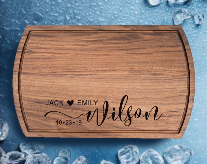 Personalized Cutting Board, Wedding Gift, Housewarming Gift ...
