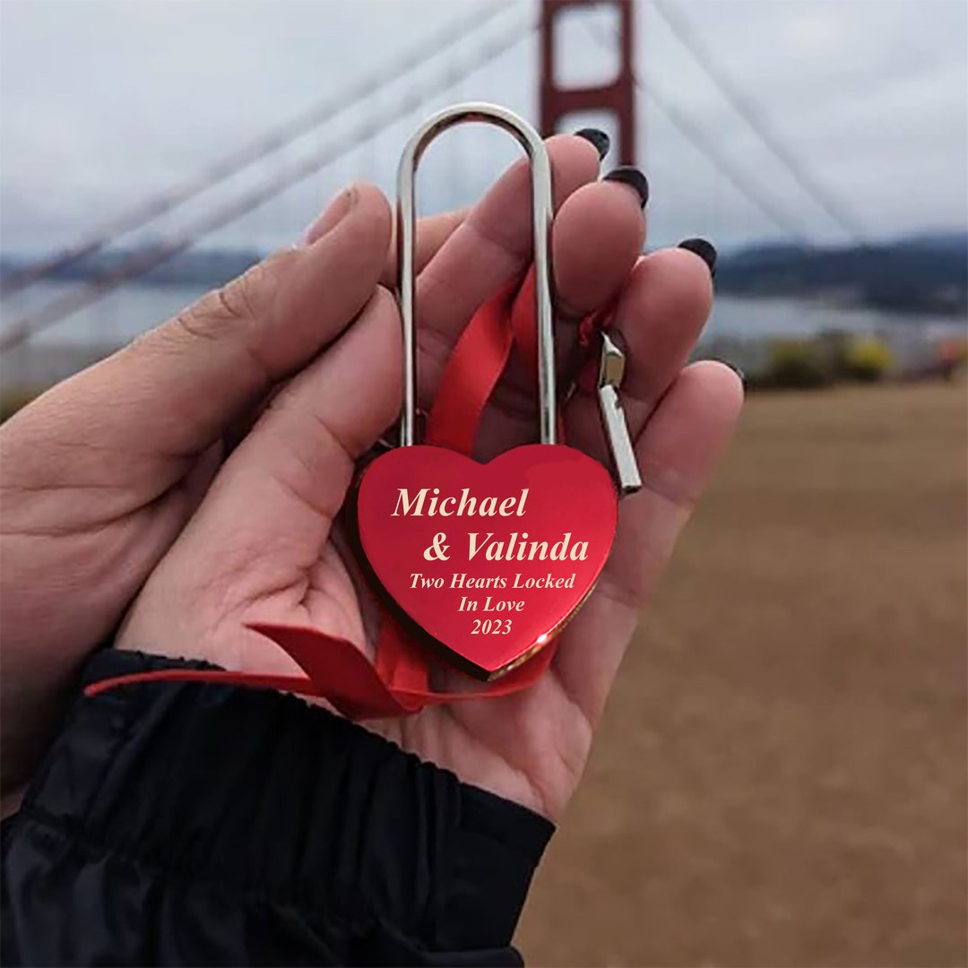 Love Lock Personalized Love Padlock Wedding Gift Idea, Customized Love ...