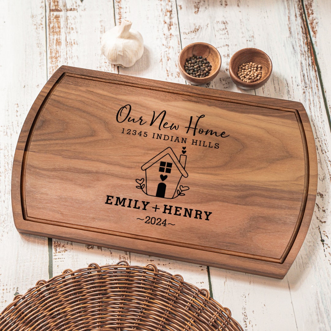 Personalized Realtor Closing Gift Engraved Wooden Cutting Board - Etsy
