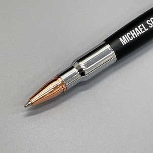 Custom Engraved Gun Bullet Pen Personalized Pen Blank Ink - Etsy