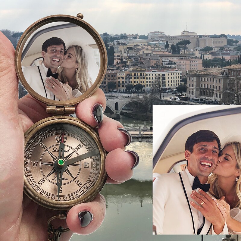 Engraved Compass - Etsy