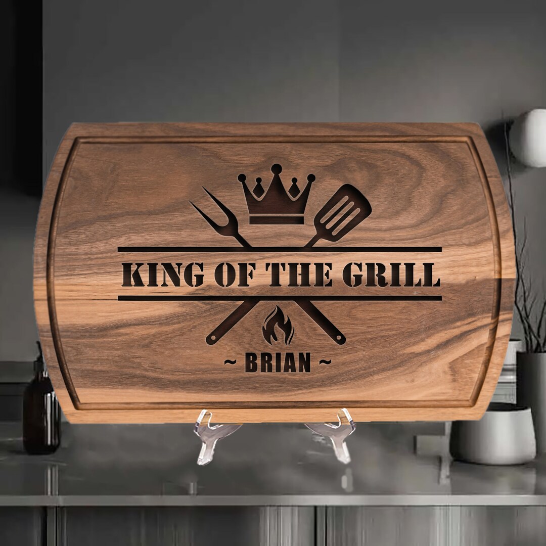 Personalized Cutting Board for Grill Master BBQ Cutting Board Custom ...