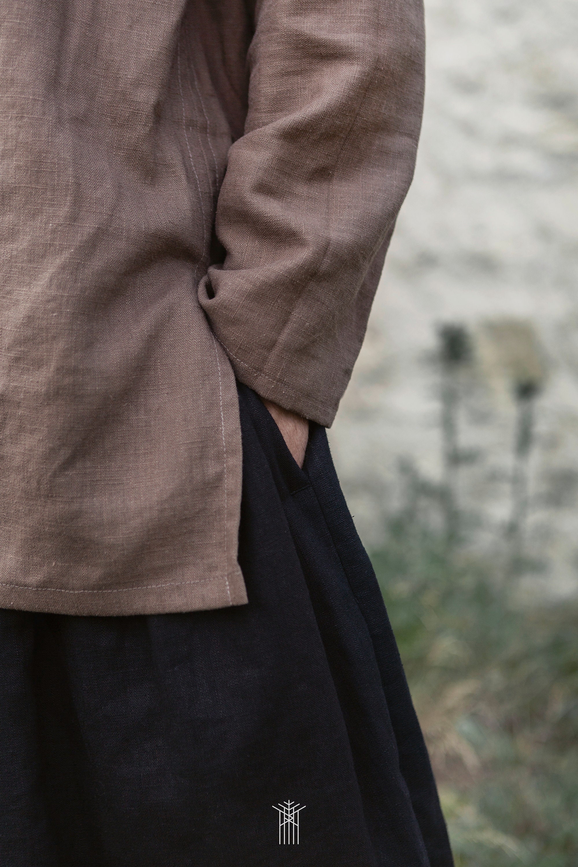 Medieval Linen Tunic Men Medieval Costume LARP Norse - Etsy