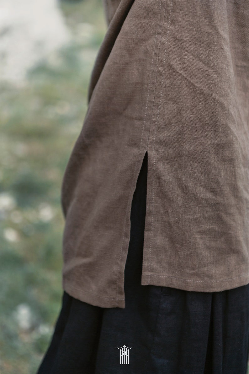 Medieval Linen Tunic Men Medieval Costume LARP Norse - Etsy