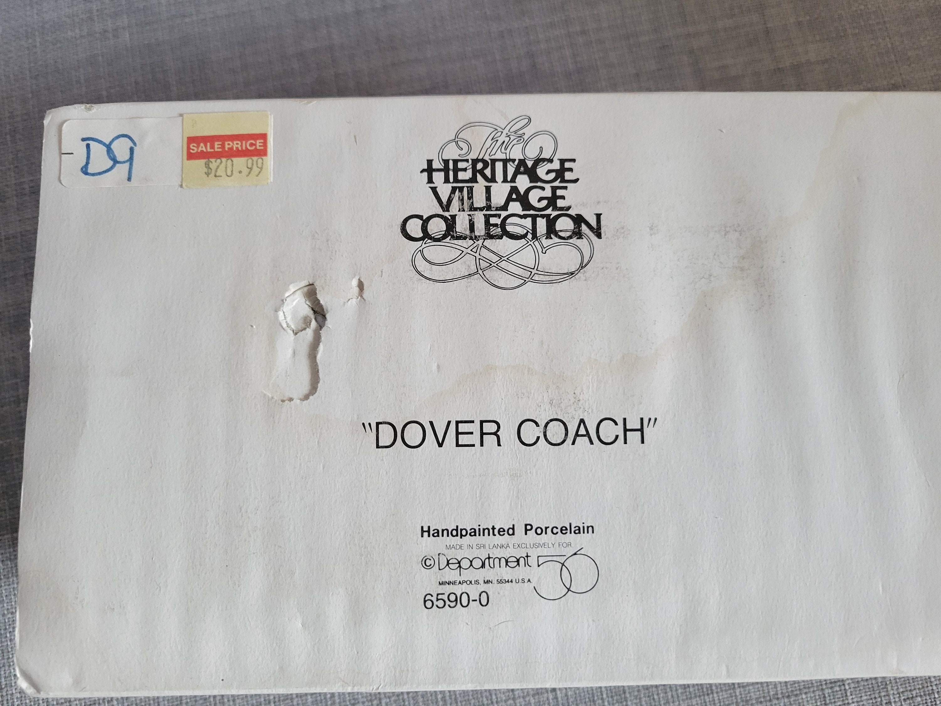 DEPARTMENT 56 Dover Coach, Heritage Village Collection - Etsy