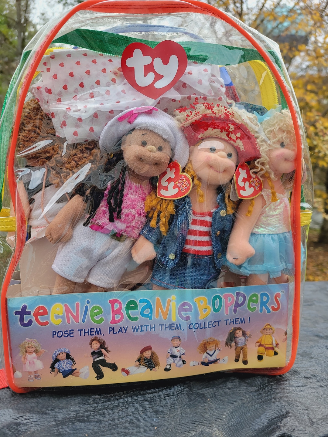 Ty Beanie Boppers Back Pack With Dolls Included, Ty Collectibles, Ty ...