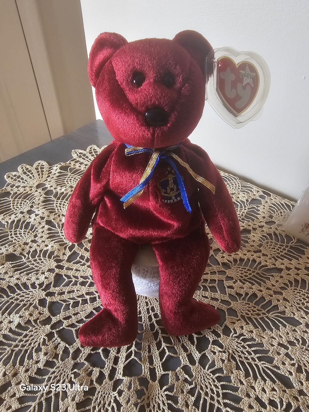 Ty Buckingham Bear, Maroon Bear, Ty Beanies - Etsy