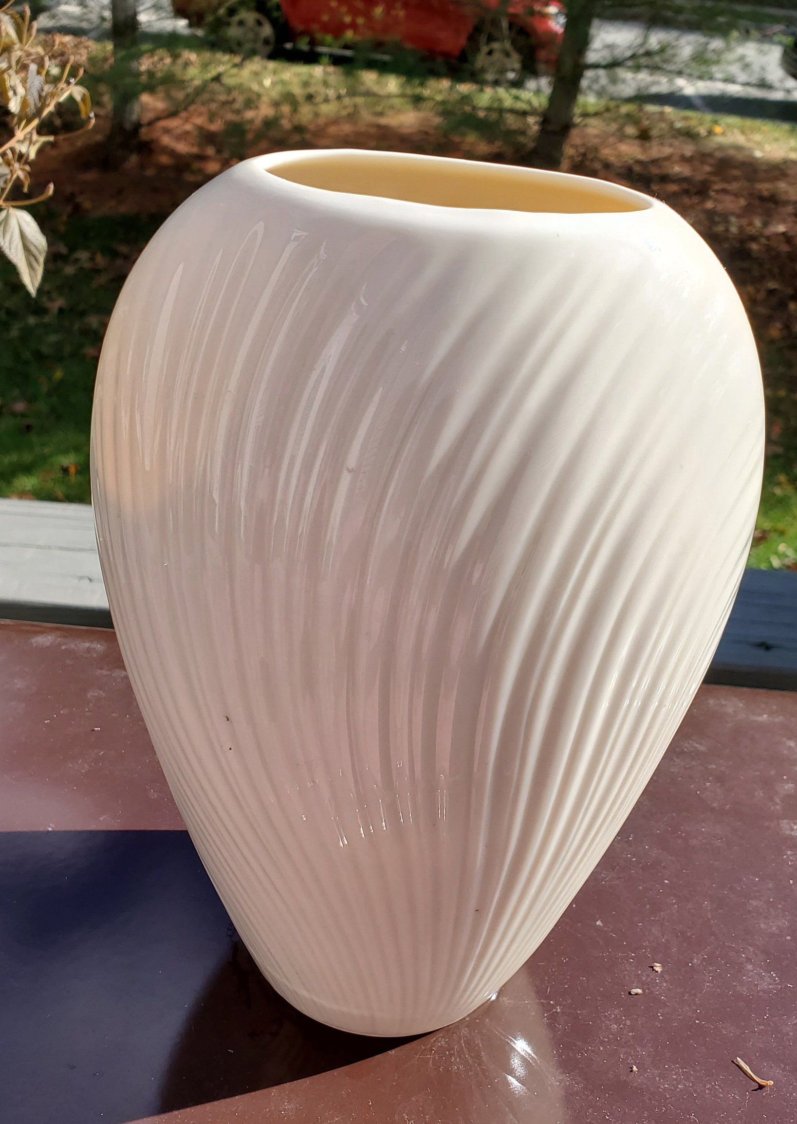 Lenox 8'' Mirage Vase Ivory Cream Lenox Mirage Vase | Etsy