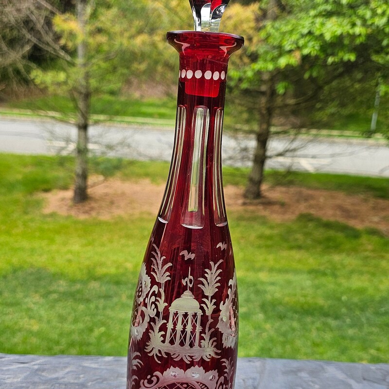 Vintage Wine Decanter - Etsy
