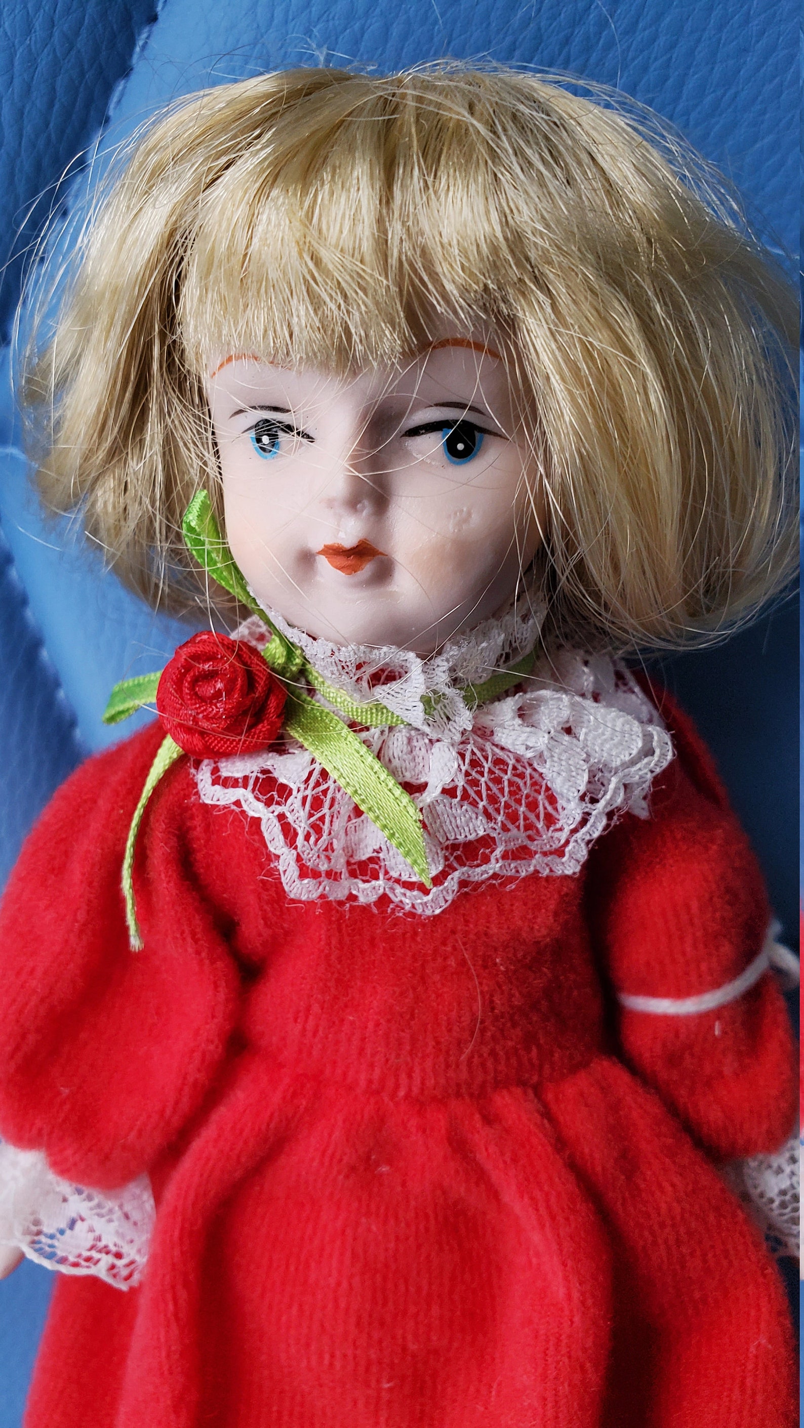 Vtg Porcelain 8 Inch Doll Soft Body Miniature Porcelain Doll - Etsy