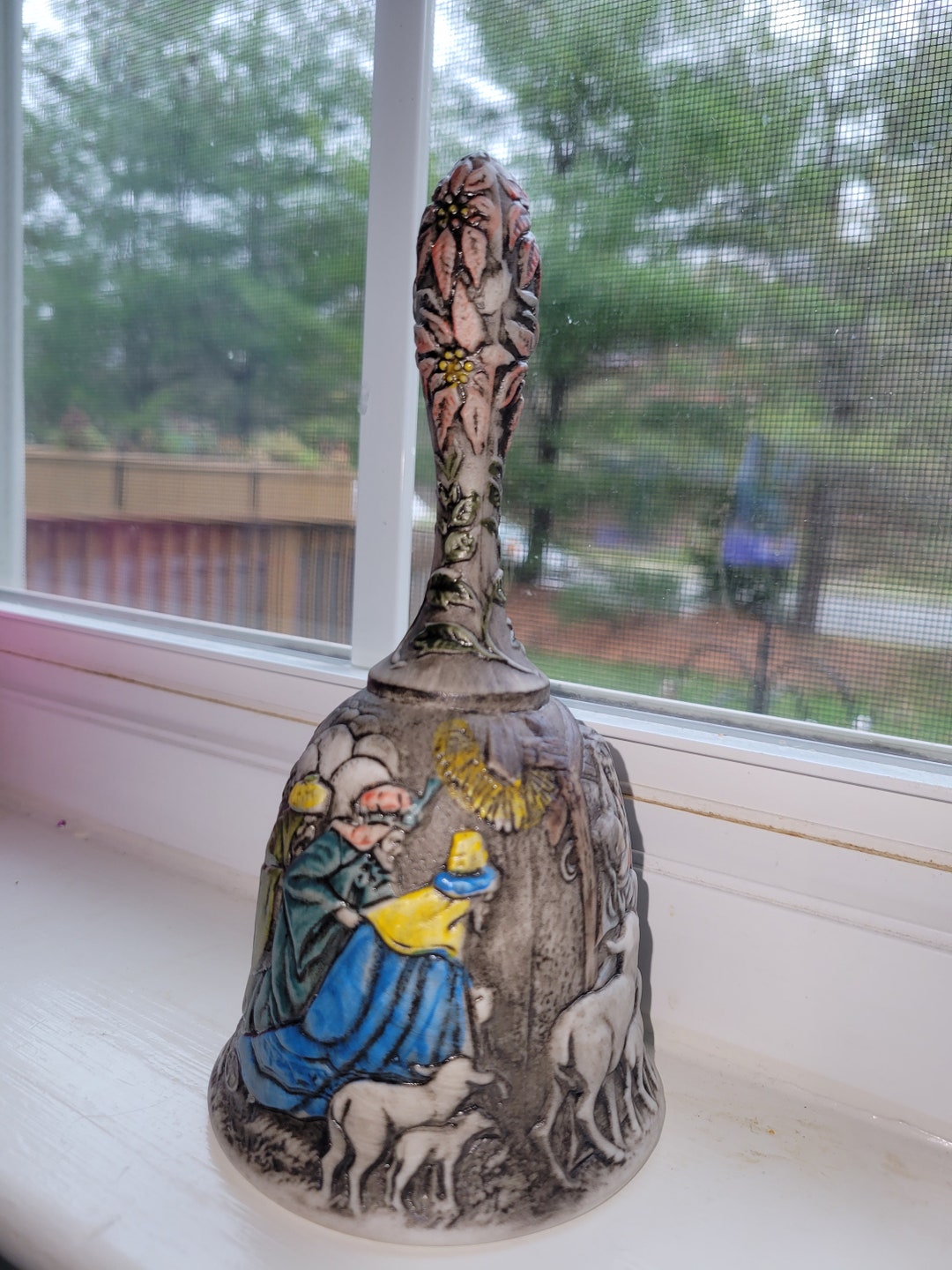 Fenton Nativity Bell, Fenton Bell, Fenton Christmas Bell - Etsy