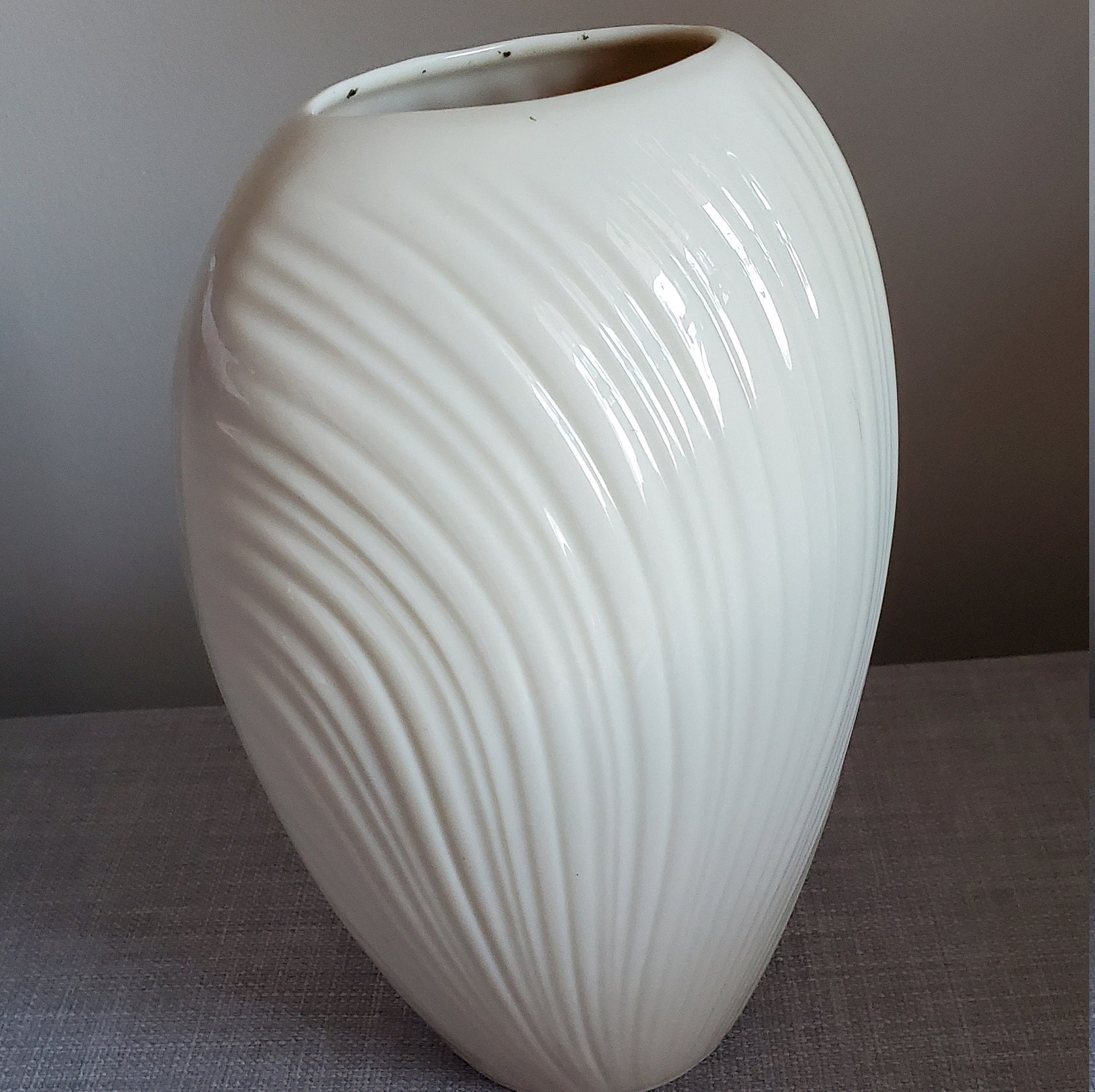 Lenox 8'' Mirage Vase Ivory Cream Lenox Mirage Vase | Etsy