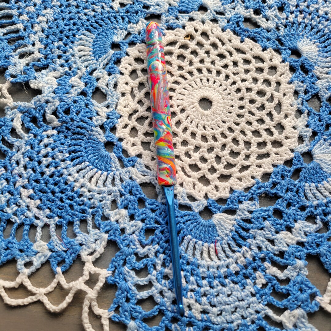 Polymer Clay Crochet Hook, Boye Crochet Hook F 3.75, Arthritis Crochet ...