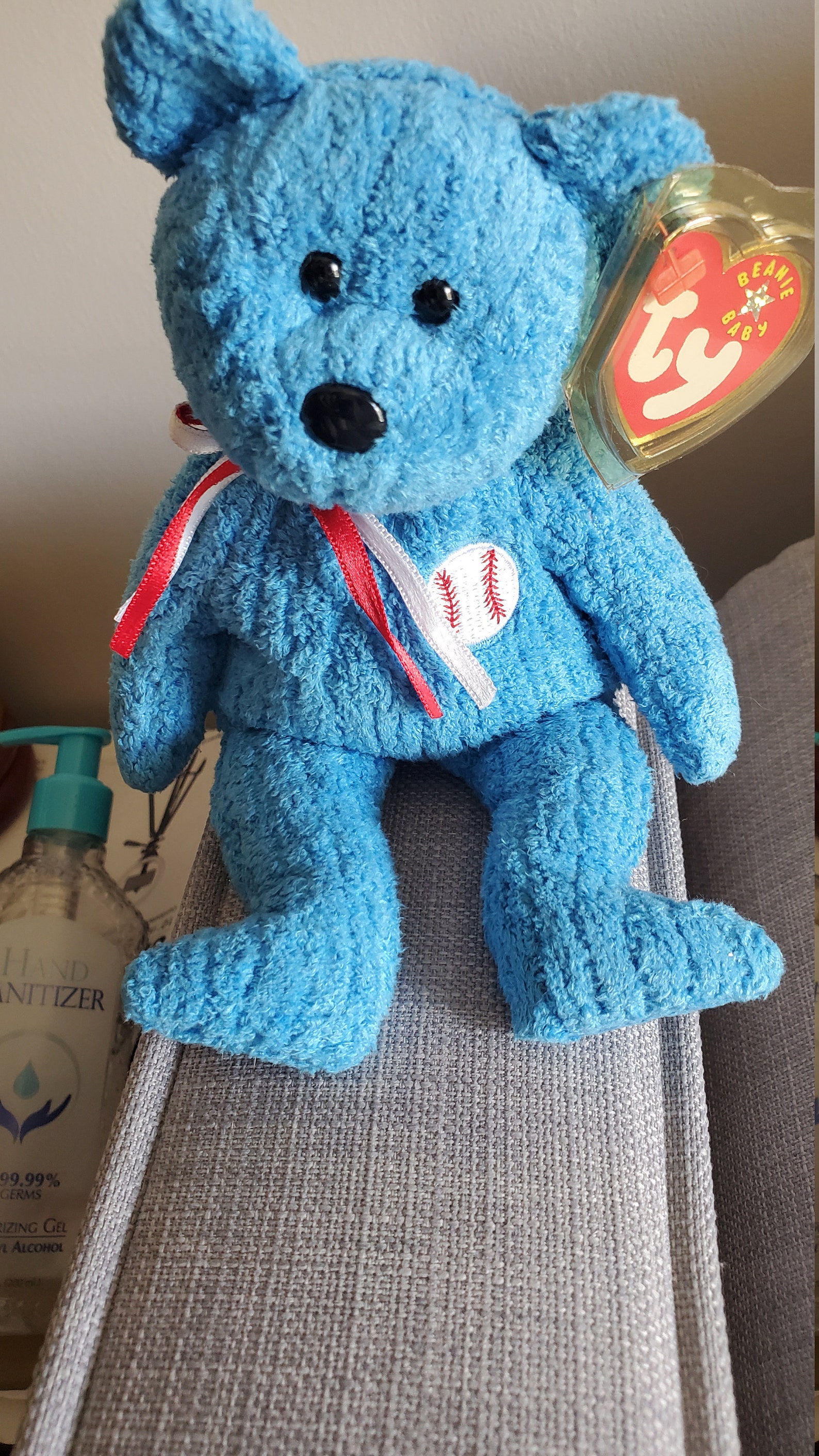 Ty beanies Addison Baseball Bear Ty Collectibles Ty Bears | Etsy