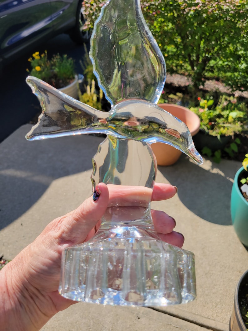 Vintage Cambridge Seagull Glass Flower Frog, 1940s Bird Figurine - Etsy