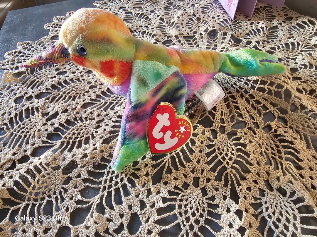 Ty Nectar Hummingbird, Ty Bird, Nectar, Ty Beanies, Ty Plush - Etsy