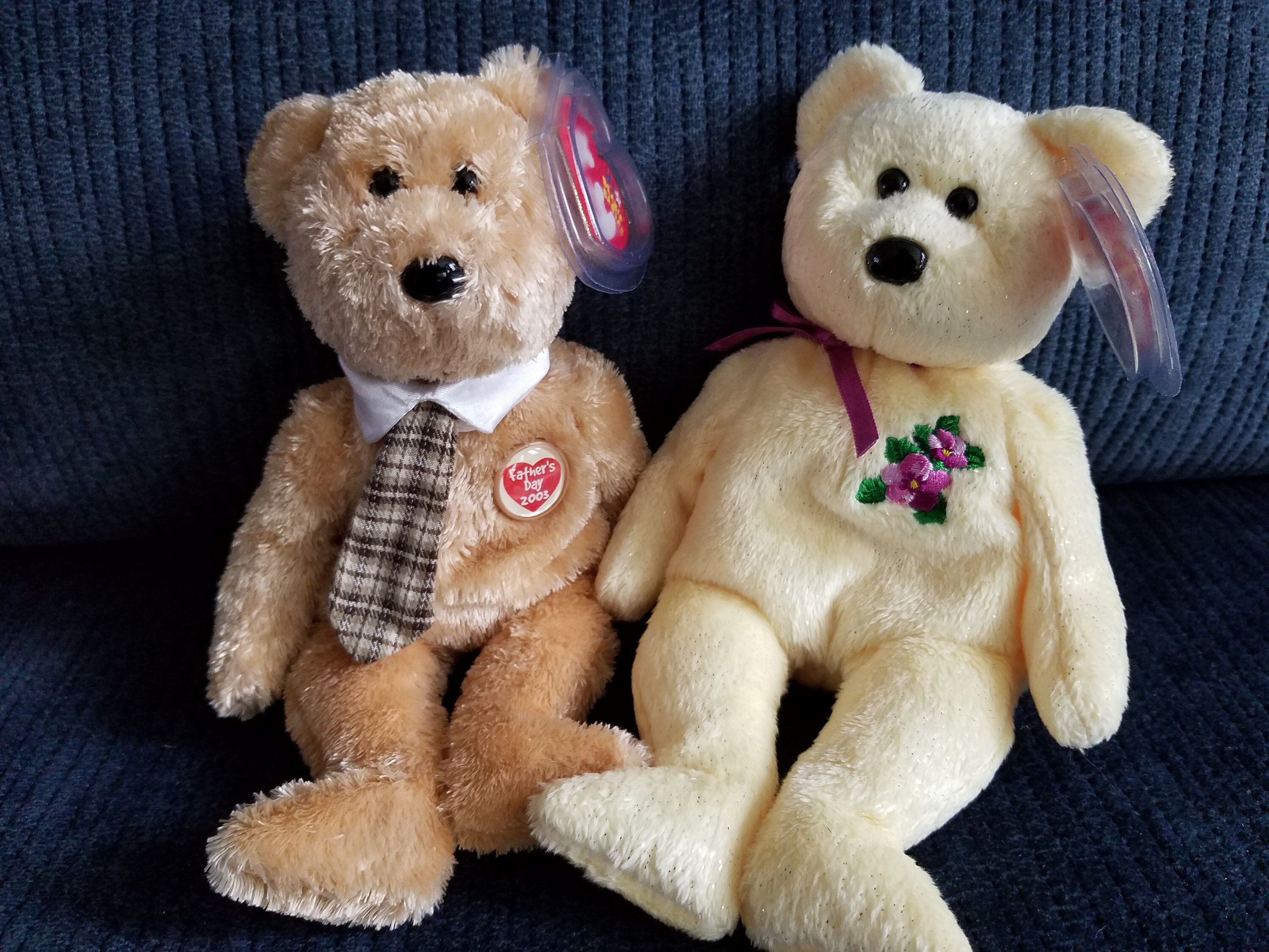 Ty Bears Ty Collectible Bears Pair of Ty Bears Ty Dad Bear | Etsy