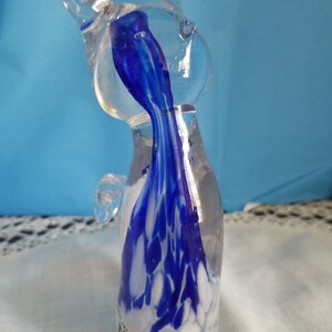 Murano Cat Figurine, Vidrio Artesano Cat Figurine, Glass Cat Figurine ...