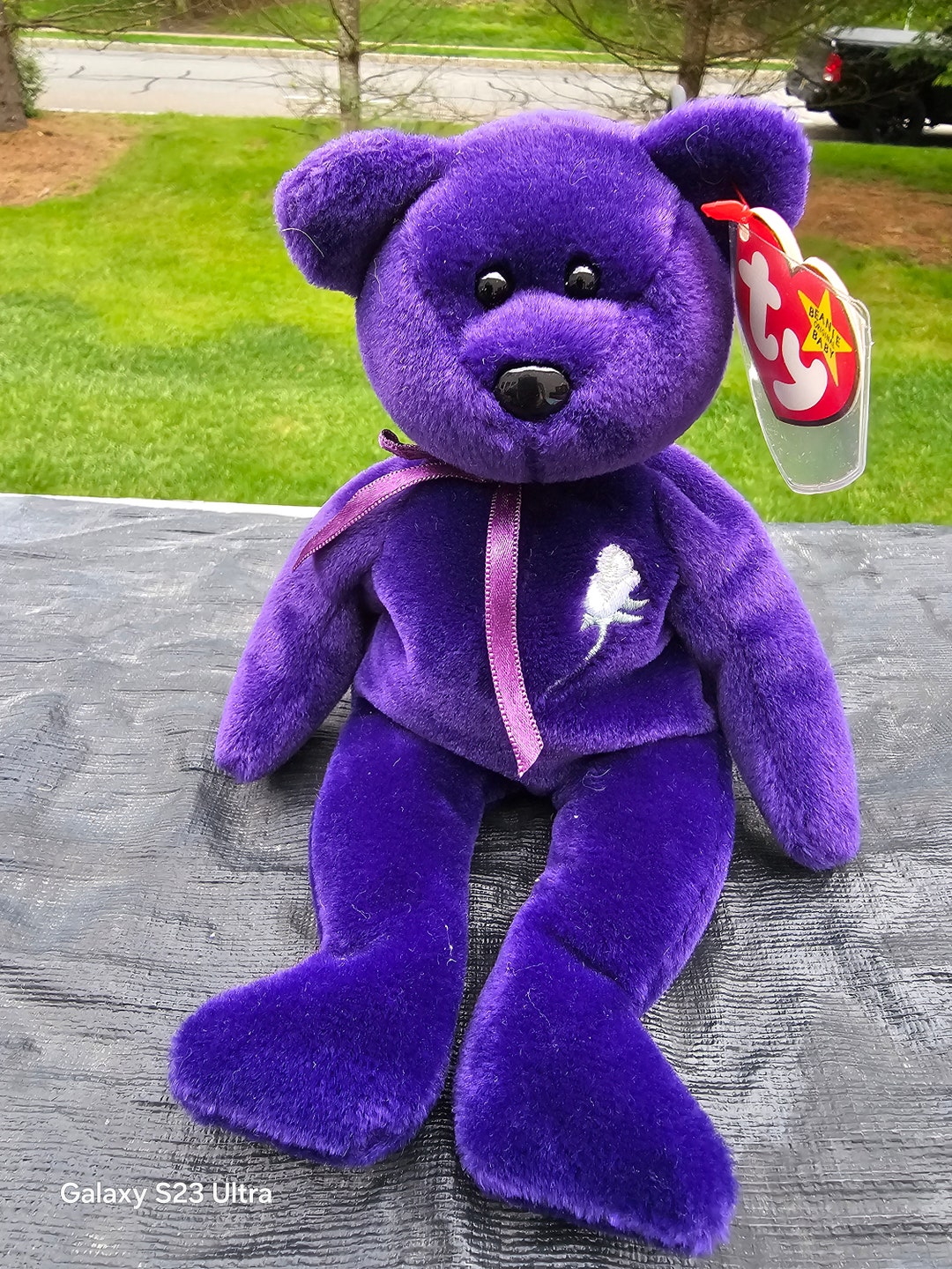 Ty Beanie Babies Princess Diana Bear, Princess Diana Tribute Bear 1997 ...