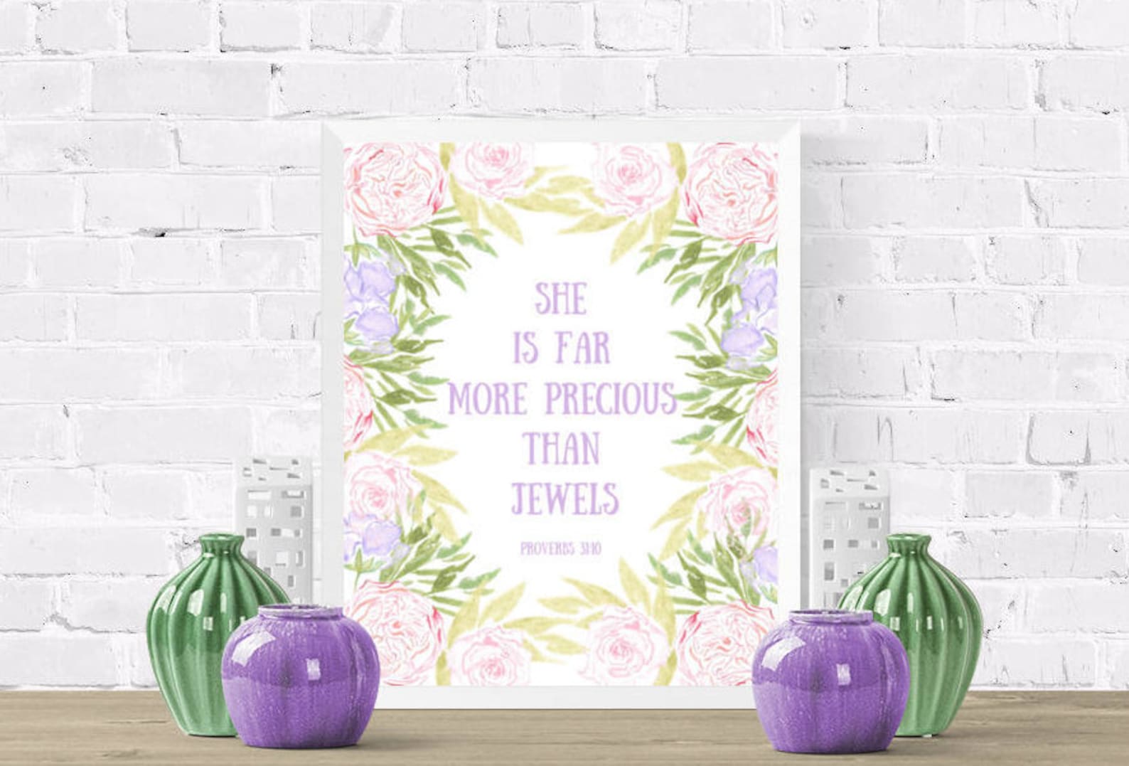 Proverbs 31:10 - Printable Bible Verse - Christian Scripture Print ...