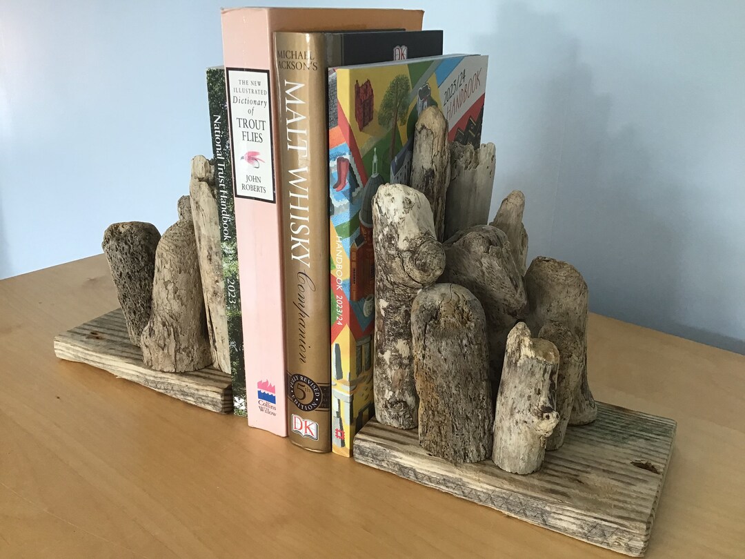 Driftwood Bookends - Etsy