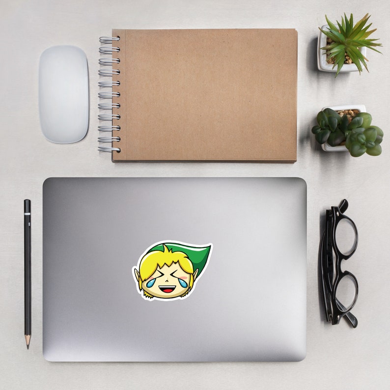 Emoji Character Adhesive Vinyl Stickers: Link ROTFL (rolling on the ...