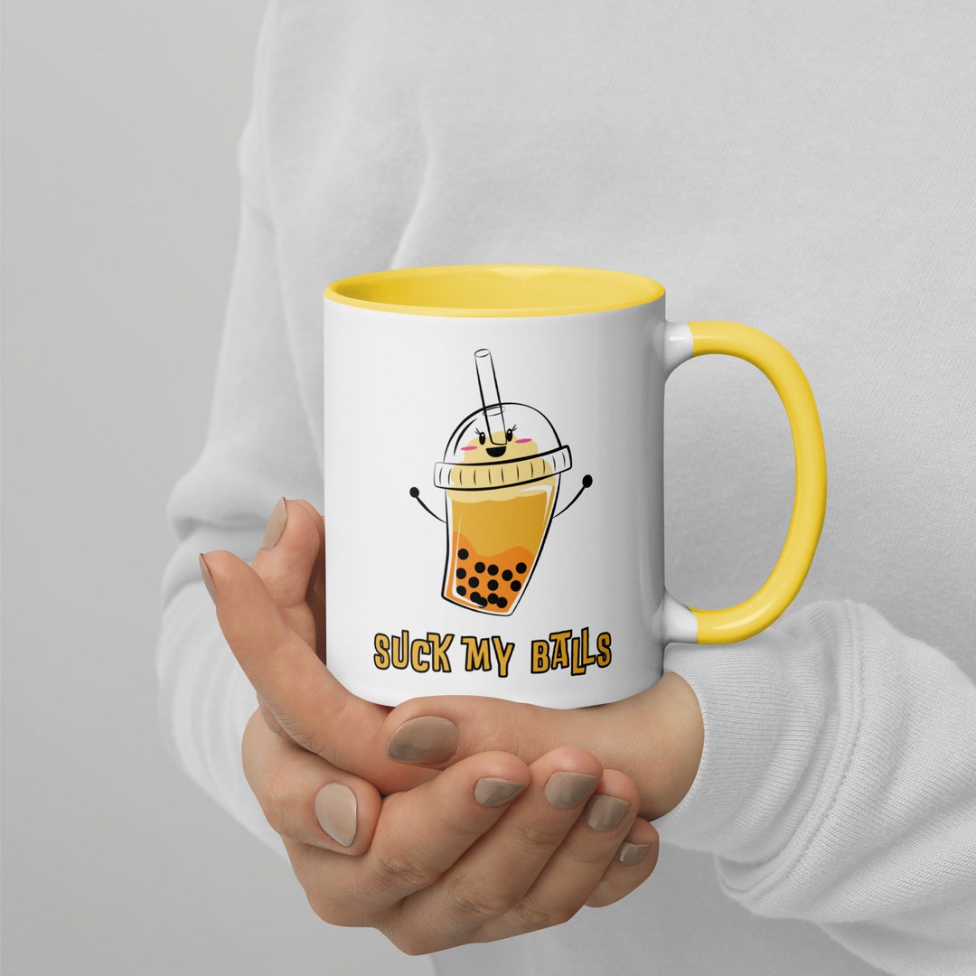 Strawberry Bubble Tea Joke Mug - Etsy