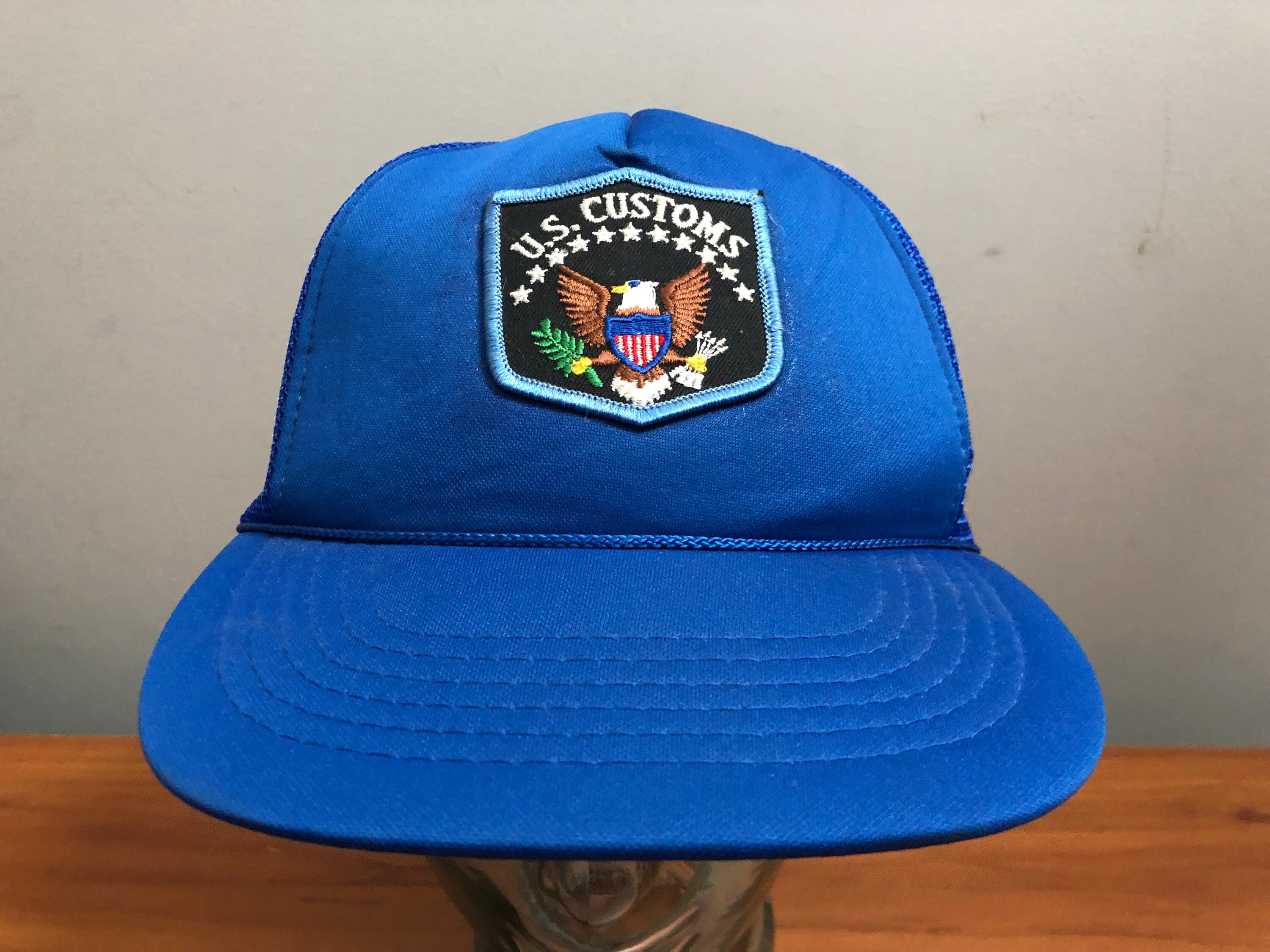 NEW 90's U.S. Customs Trucker Hat Snapback Baseball Cap - Etsy