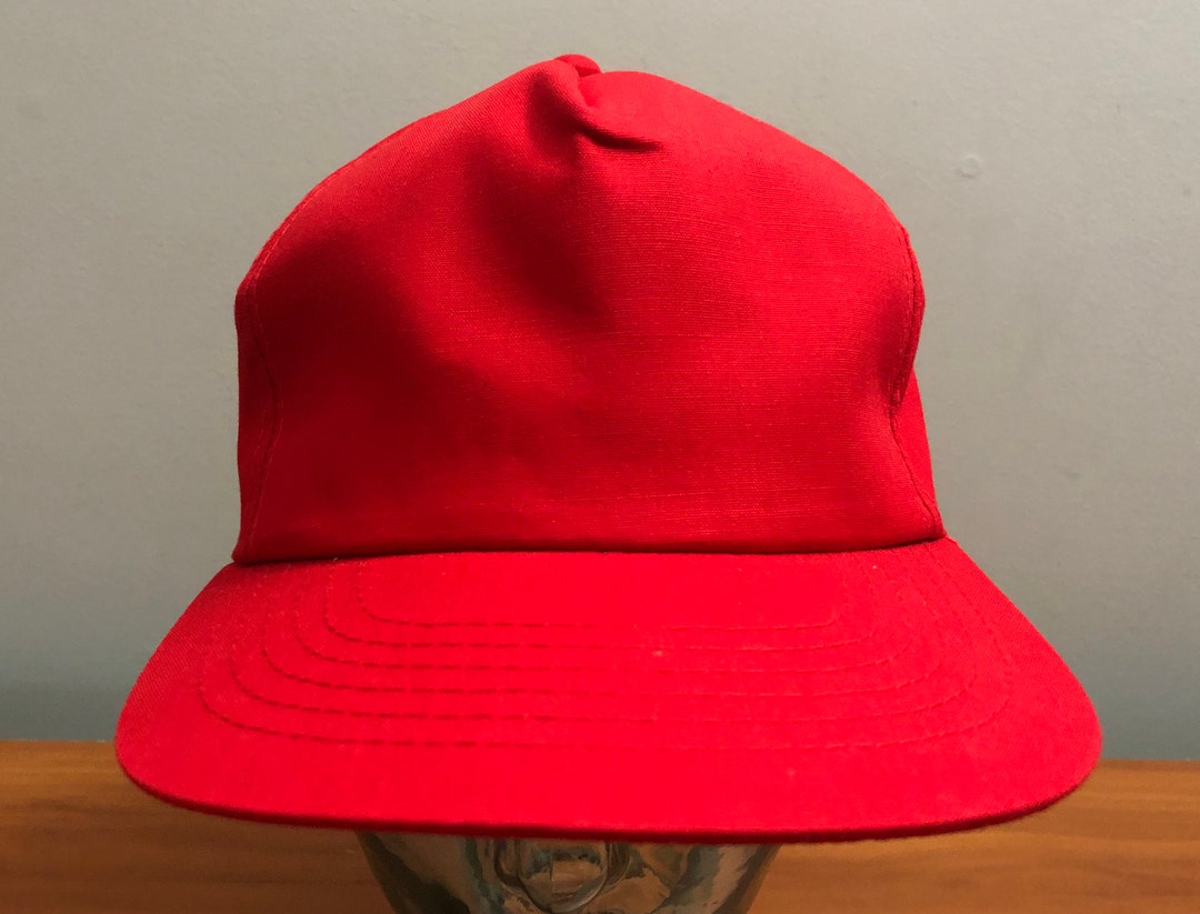 NEW 80's YA Youngan Hat Company Snapback Hat Baseball Cap Red Vintage ...