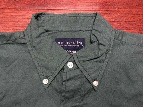 NEW Medium 90's Britches Great Outdoors men's s/s but… - Gem