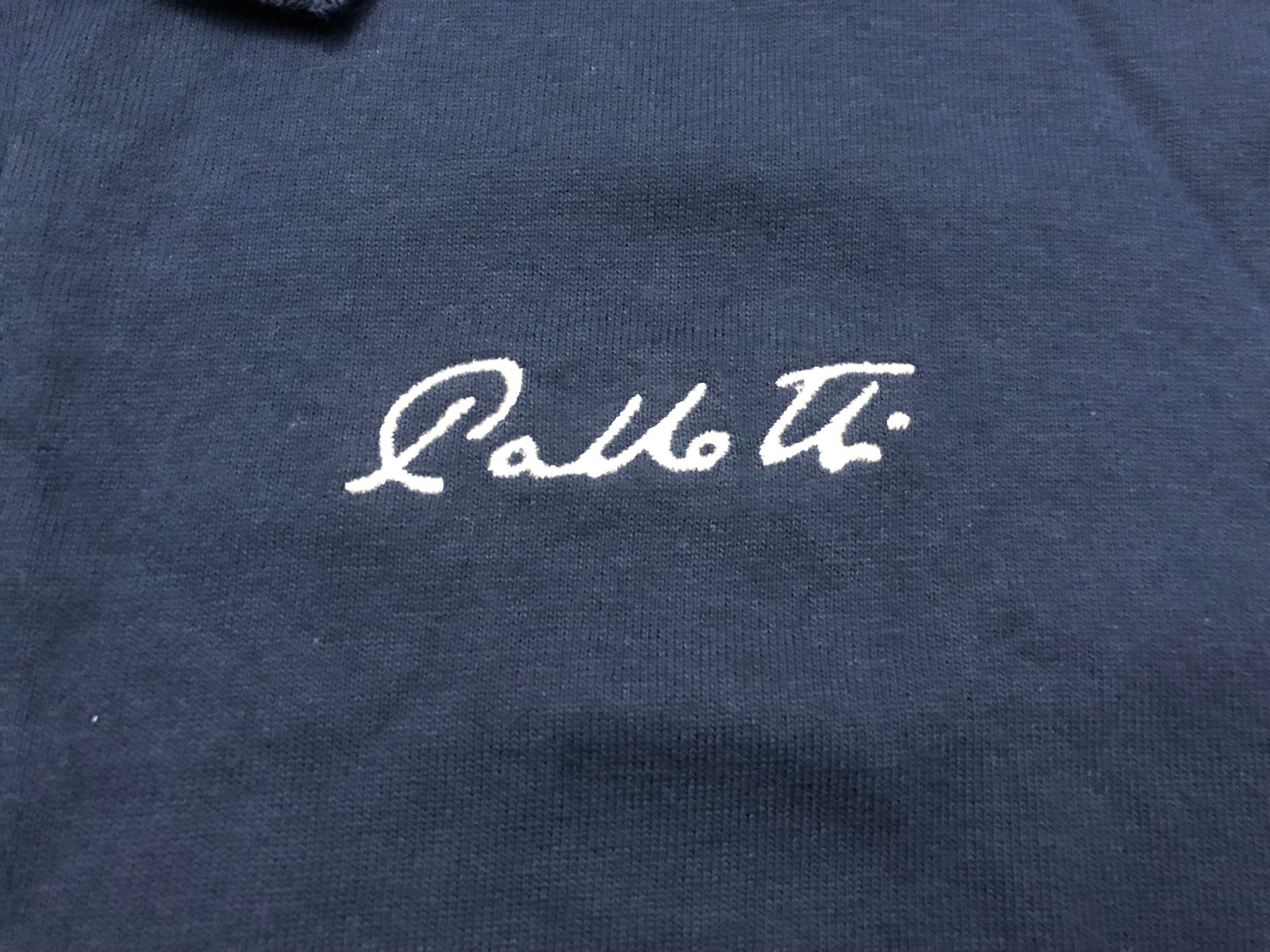 Large 90's Pallotti High School Polo Shirt Men's Blue White Vintage ...