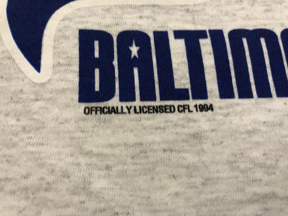 NEW XL 1994 Baltimore Colts CFL T shirt men's heather… - Gem